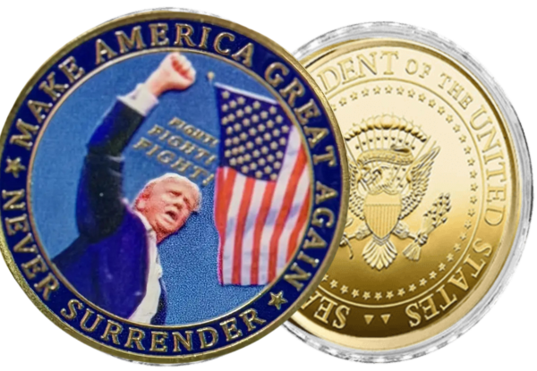 Gold Trump Fight Coin